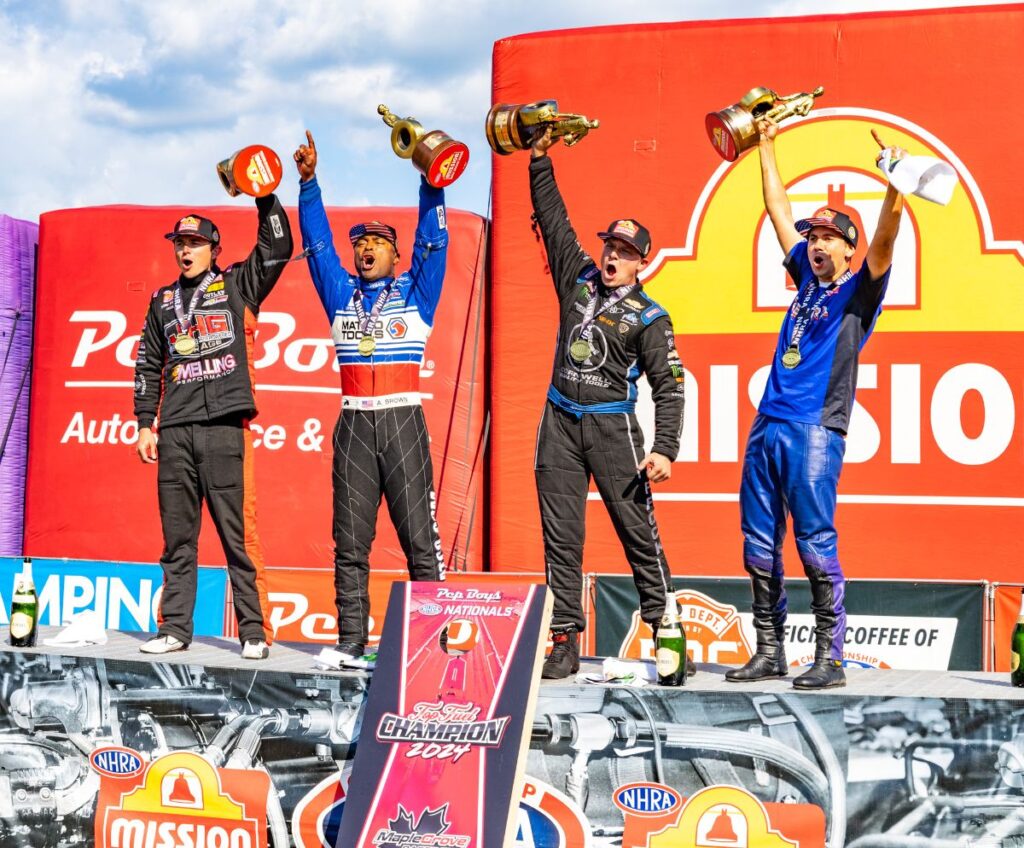 Antron Brown, Angelle Sampey Score AB Motorsports Double-Up at NHRA ...